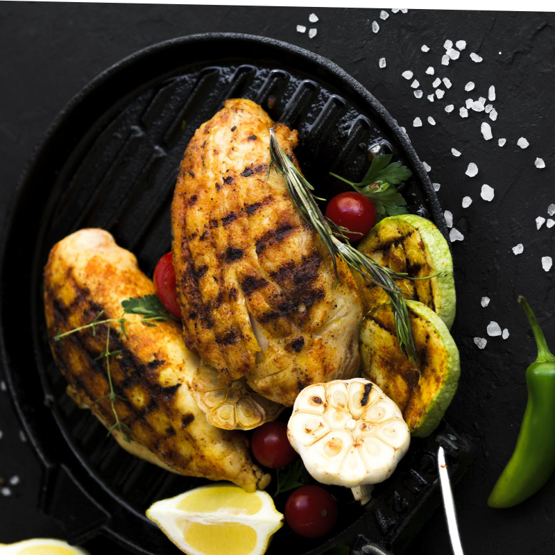 Gym diet smoked Chicken breast 250 Gms - Order Meat Jhatka Online Buy ...
